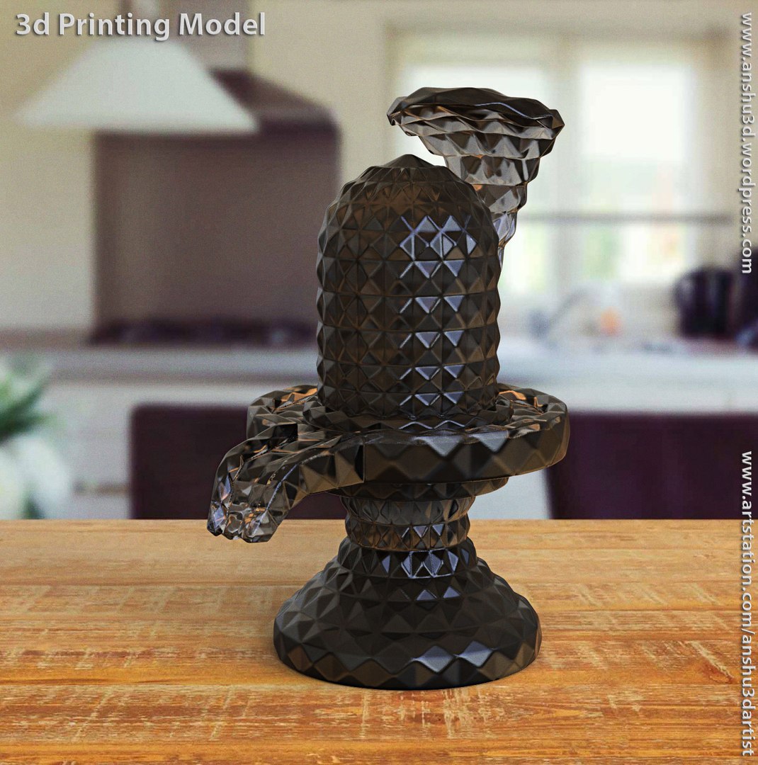 Shivling Lord Shiva Ling 3D Model - TurboSquid 1323744