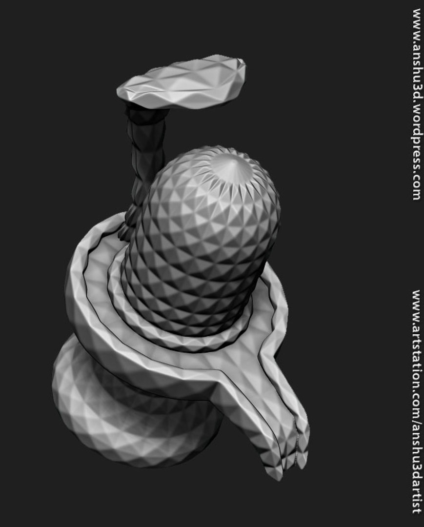 Shivling Lord Shiva Ling 3D Model - TurboSquid 1323744