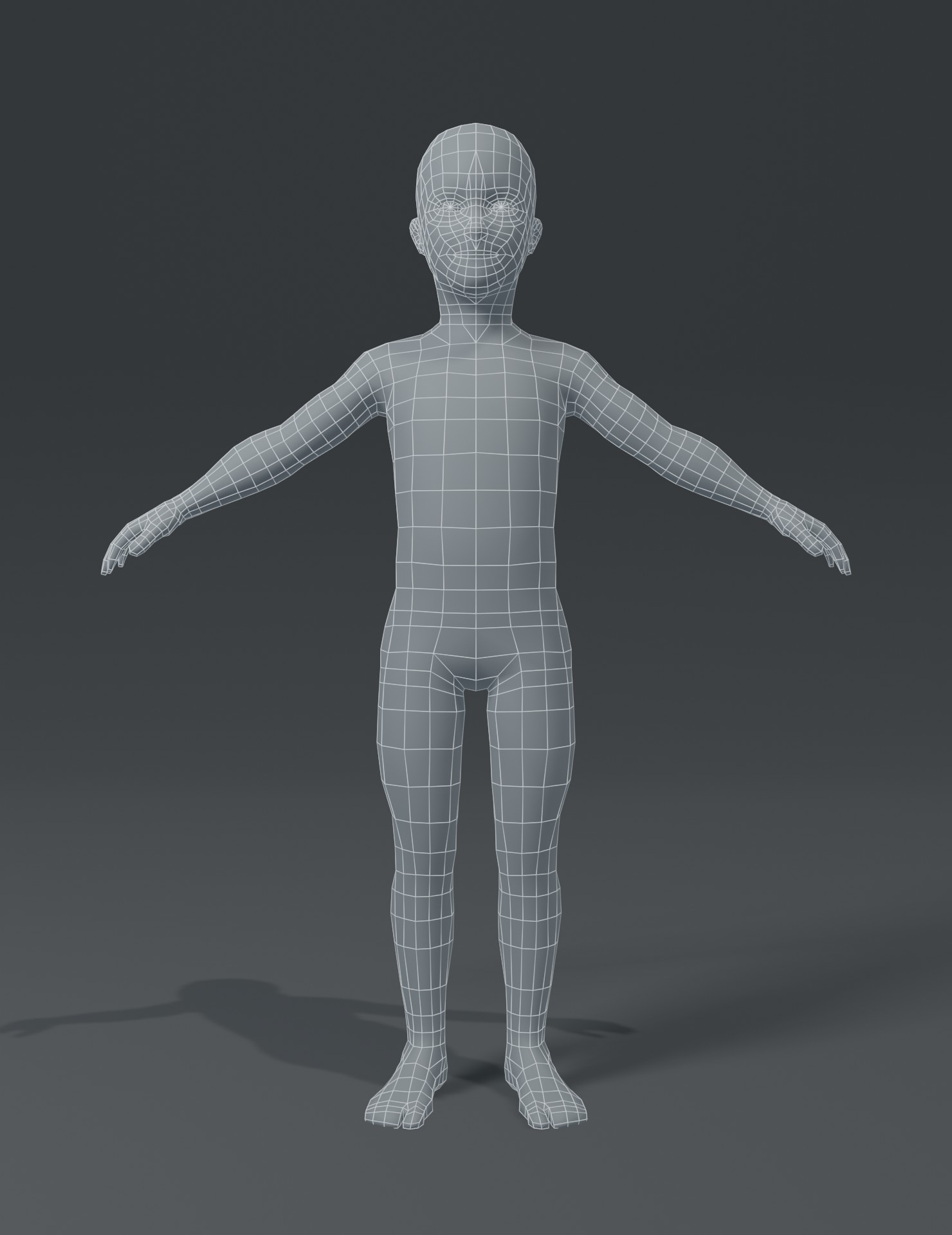 Human body base mesh 3D model - TurboSquid 1533866