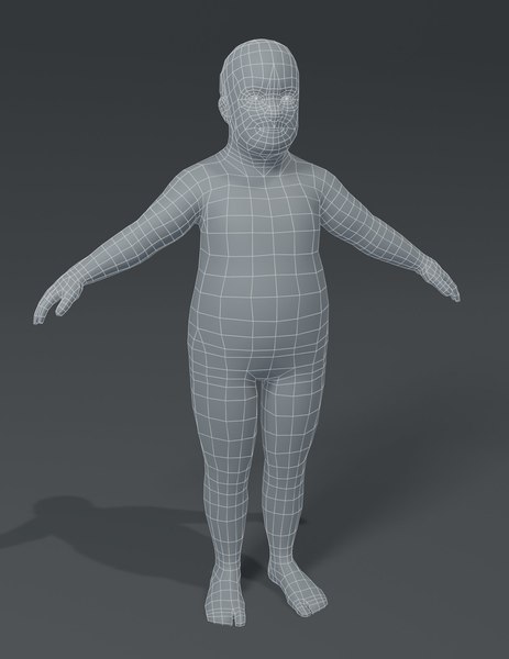 Human body base mesh 3D model - TurboSquid 1533866