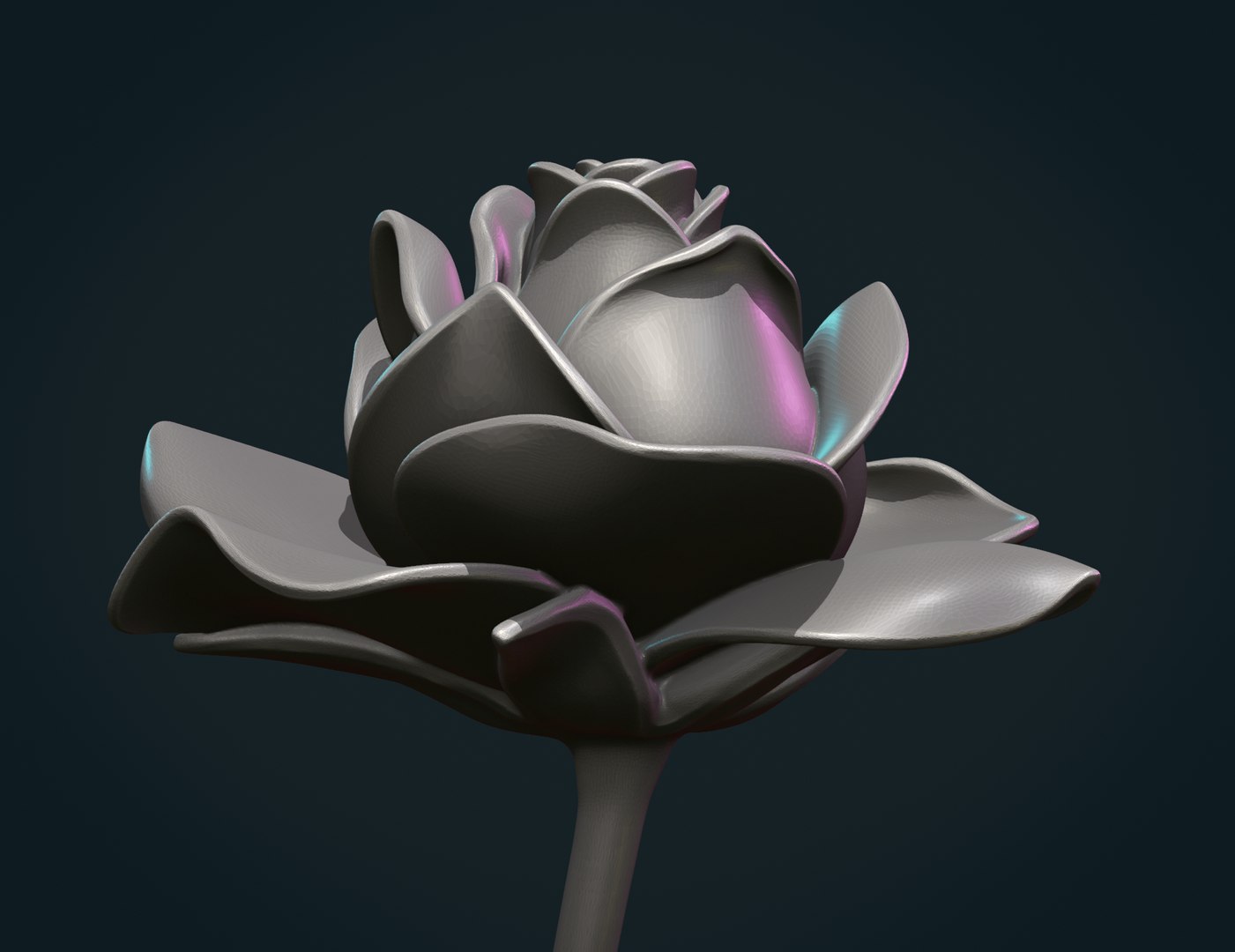 Rose Printable 3D Model - TurboSquid 1995358