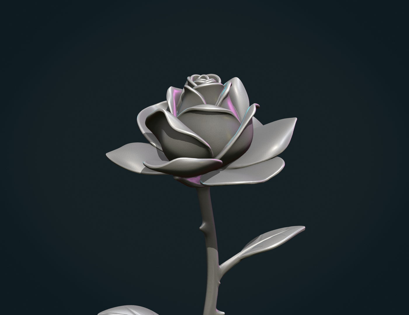 Rose Printable 3D Model - TurboSquid 1995358