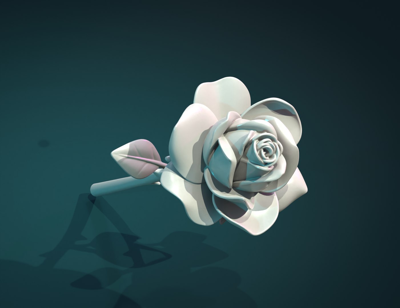 Rose Printable 3D Model - TurboSquid 1995358