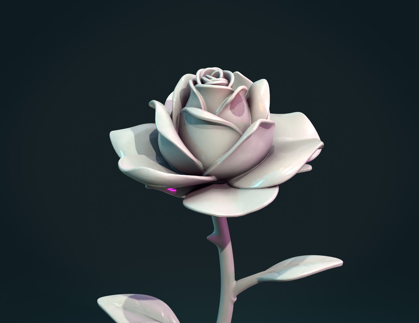 Rose Printable 3D Model - TurboSquid 1995358