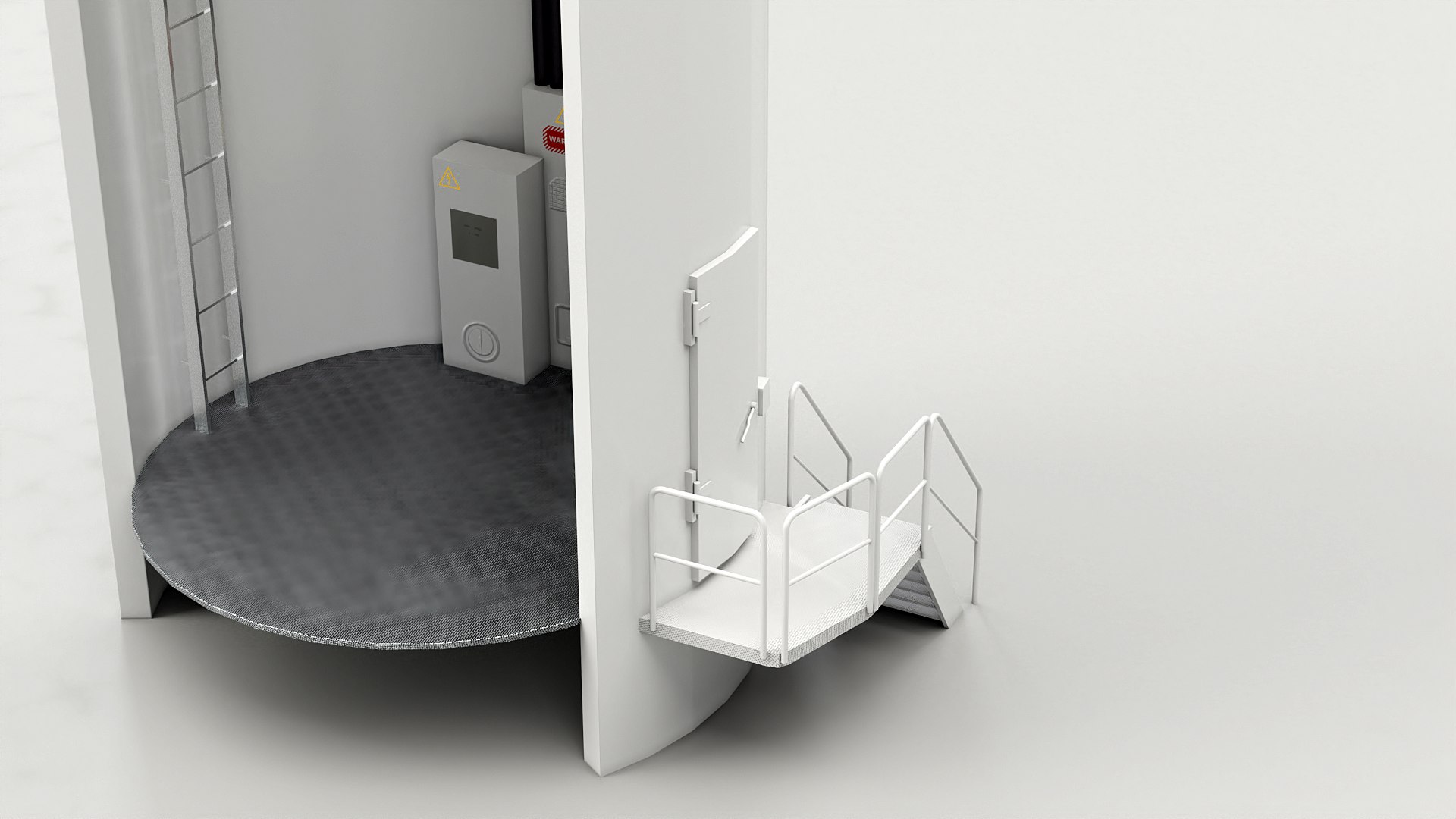 3D Offshore Wind Turbine Cutaway - TurboSquid 2185480