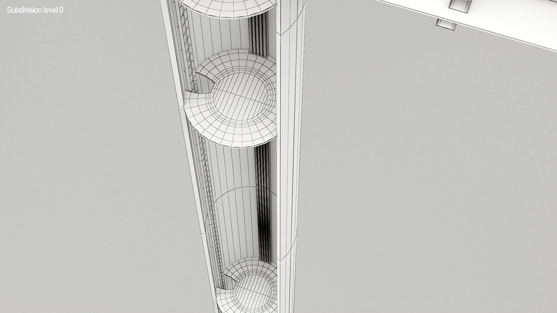 3D Offshore Wind Turbine Cutaway - TurboSquid 2185480