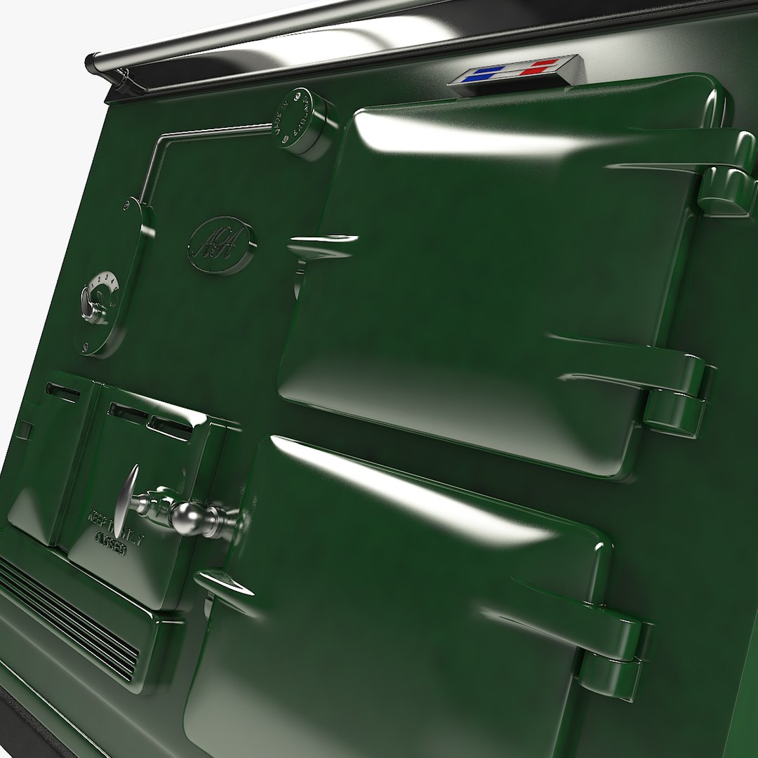 2 Oven Aga Classic 3d Model