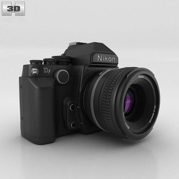 nikon df 3d model
