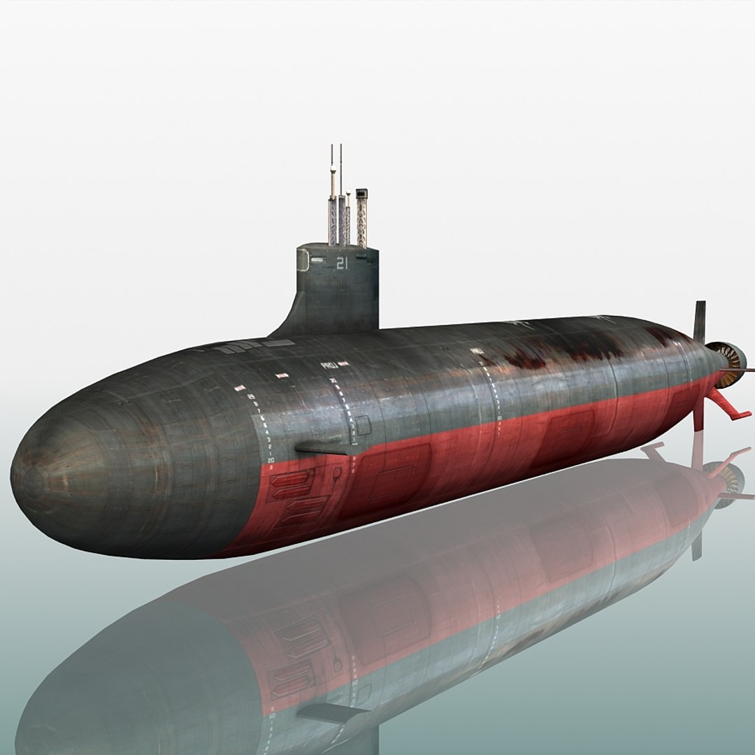 Uss Seawolf Ssn-21 Marine 3d Model