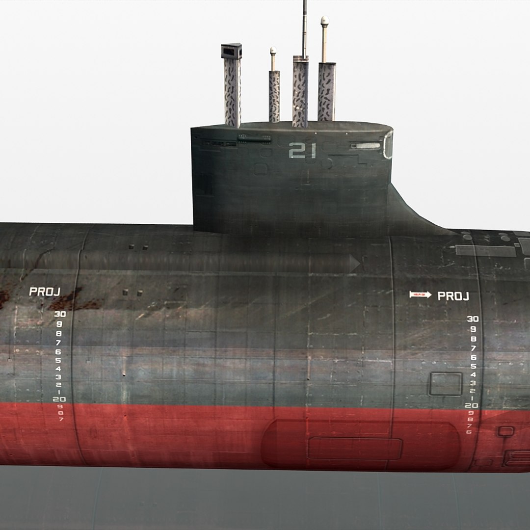 uss seawolf ssn-21 marine 3d model