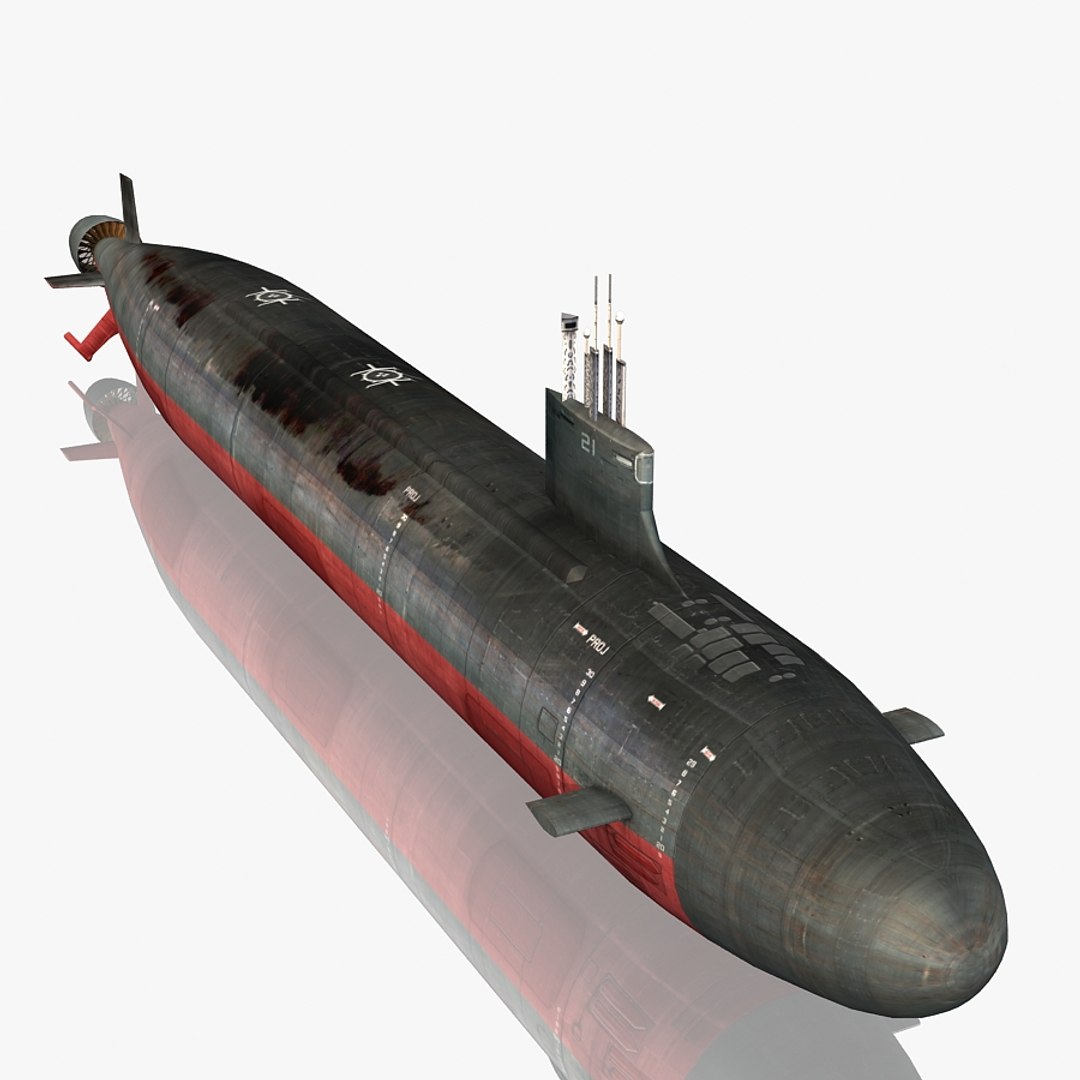uss seawolf ssn-21 marine 3d model