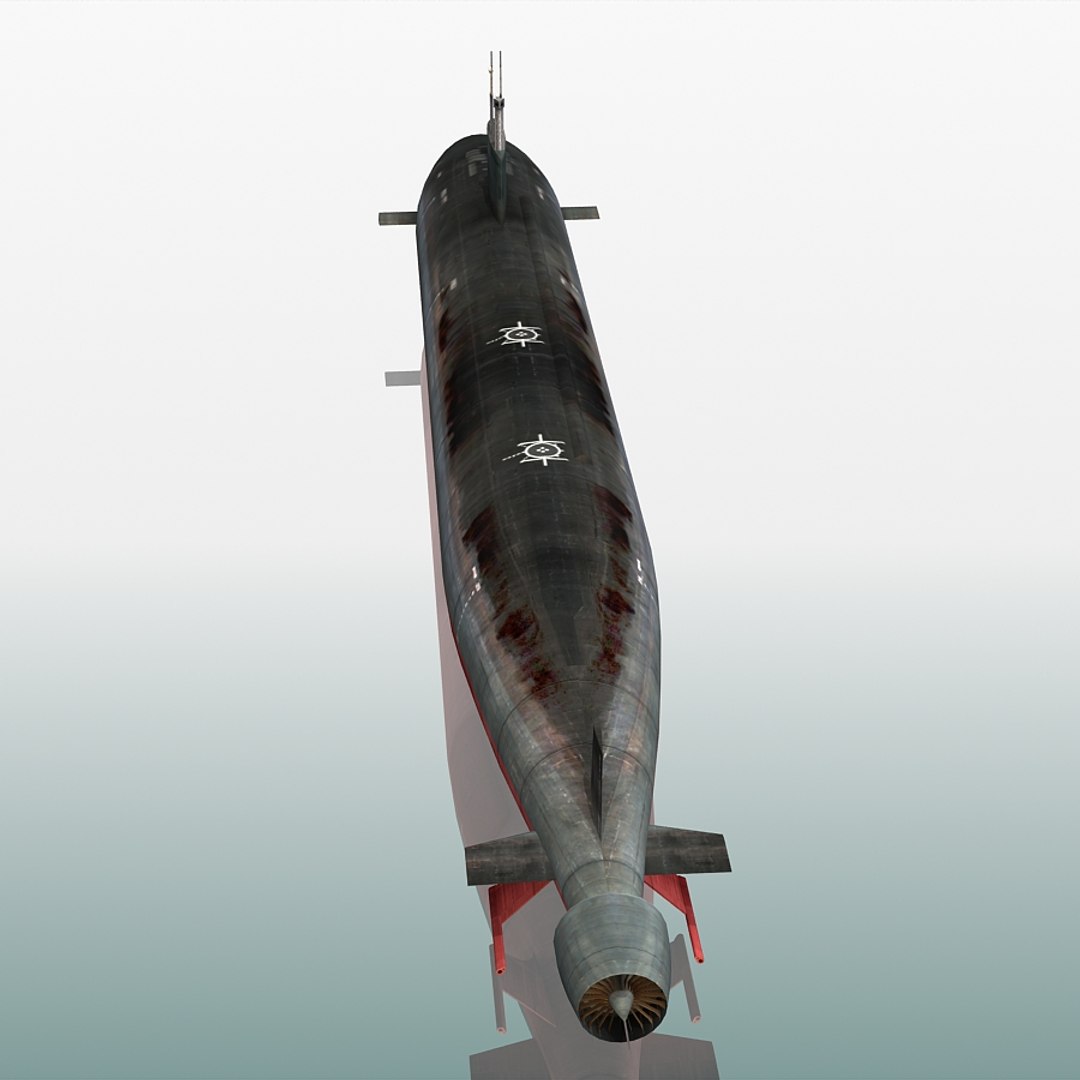 Uss Seawolf Ssn-21 Marine 3d Model