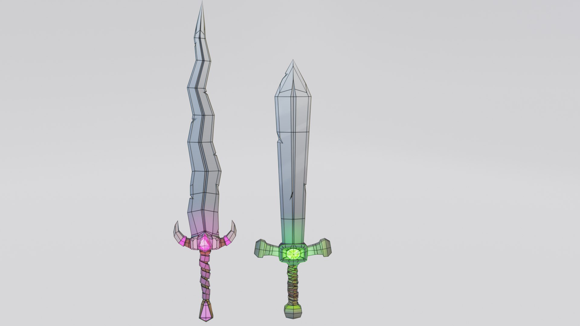 Game Ready Low-poly Swords Mini Pack 3D - TurboSquid 1979159