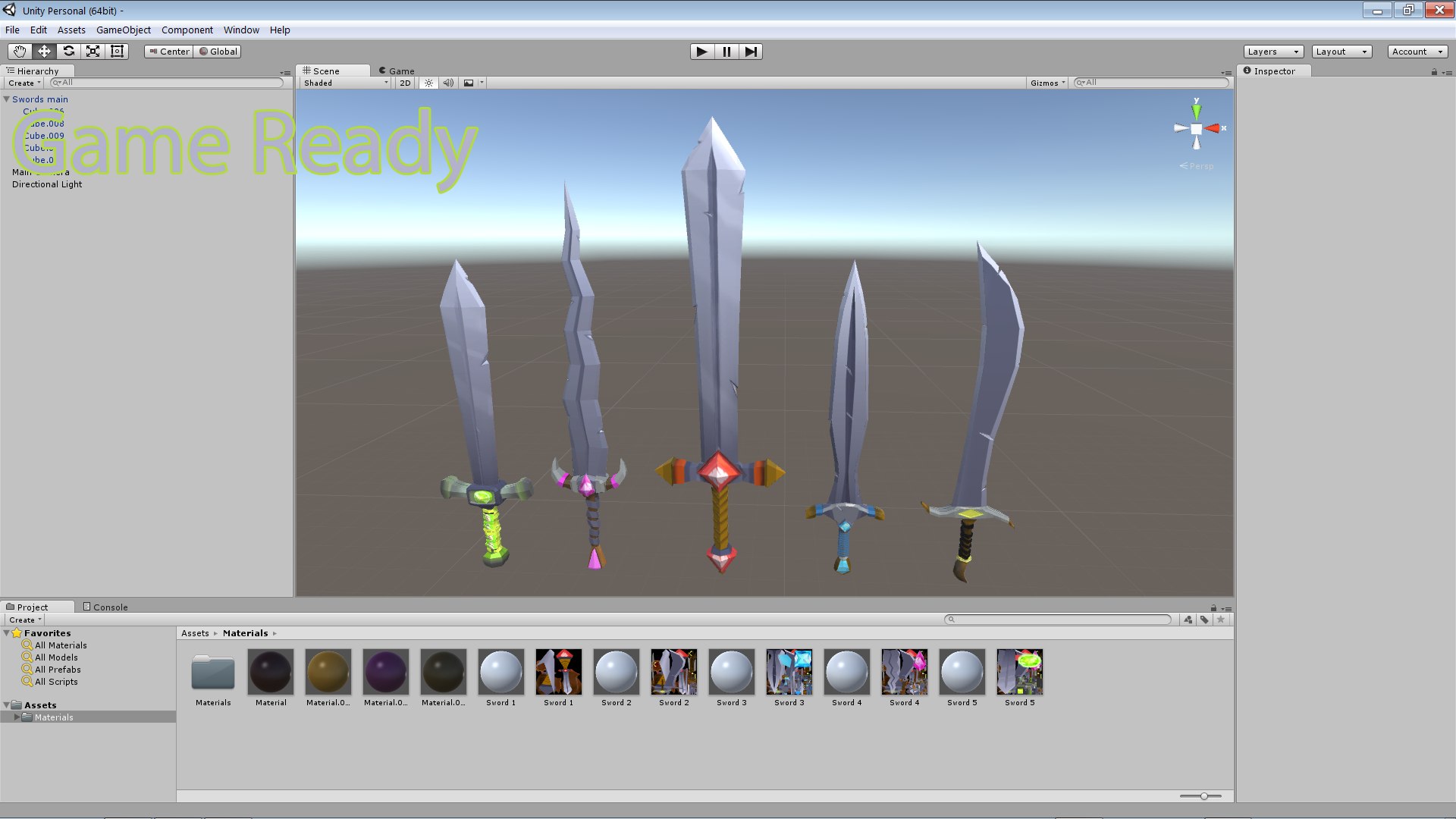Game Ready Low-poly Swords Mini Pack 3D - TurboSquid 1979159