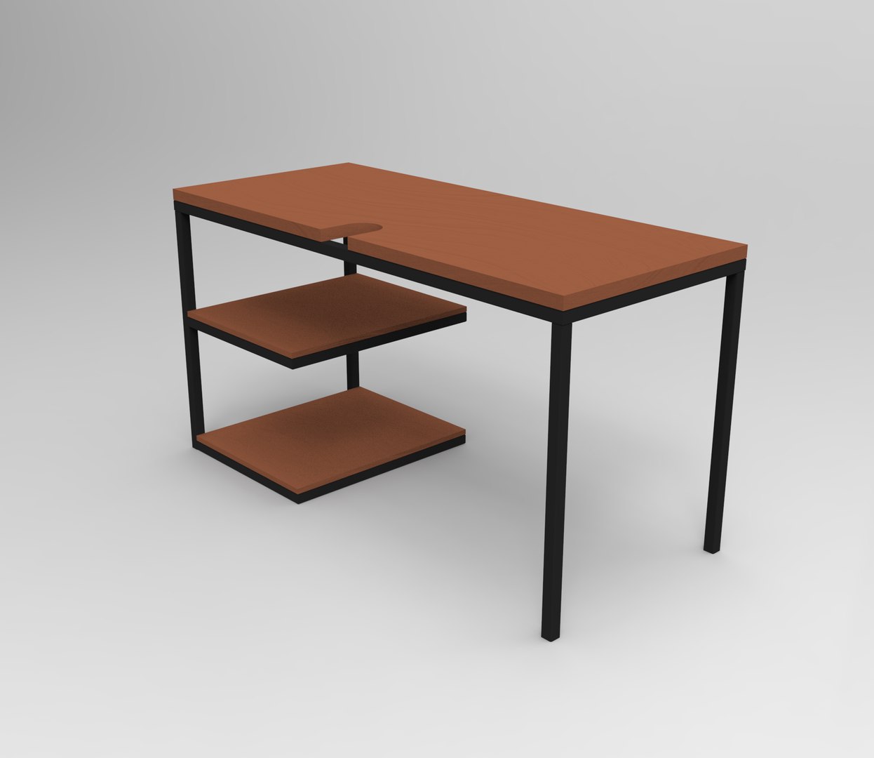 Free 3D Personal Office Desk Model - TurboSquid 2191067