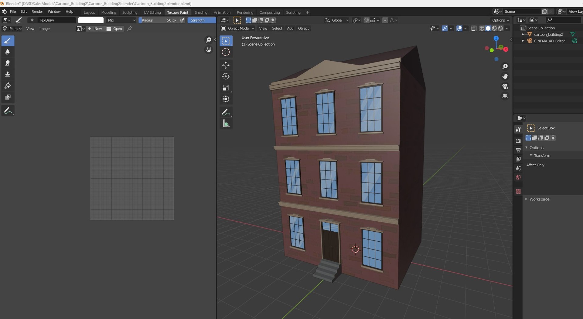 Cartoon Building 2 Low-poly 3D Model - TurboSquid 2252623