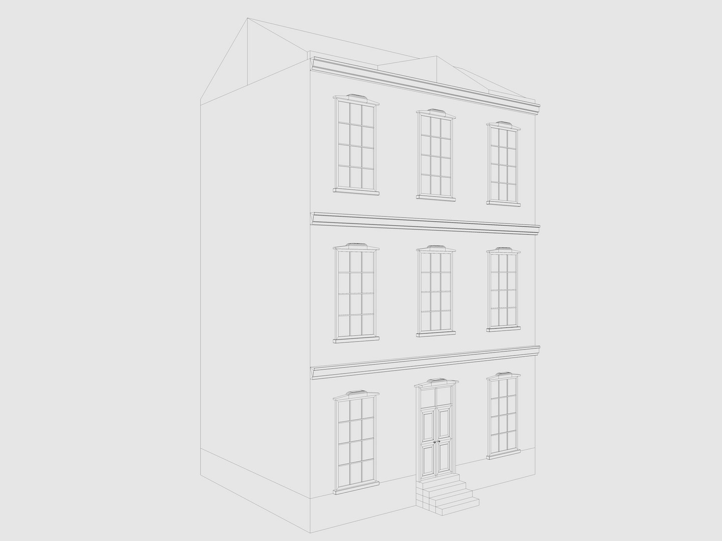 Cartoon Building 2 Low-poly 3D Model - TurboSquid 2252623