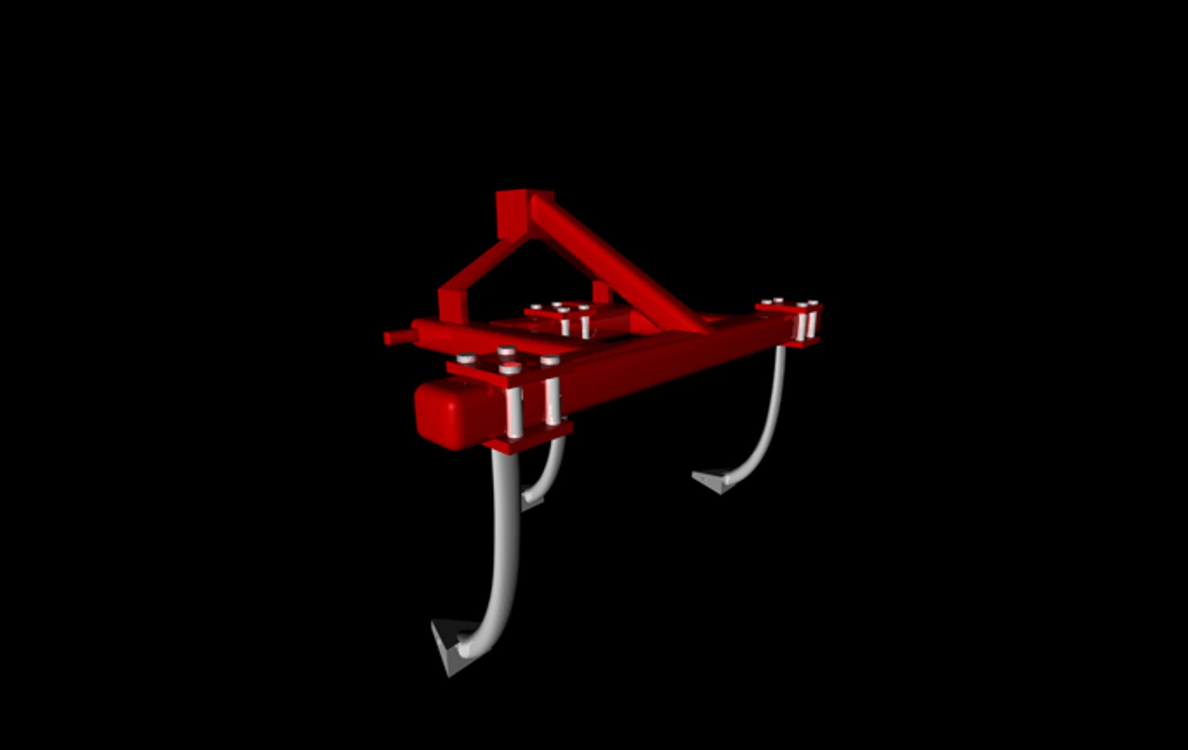 cultivator 3d model