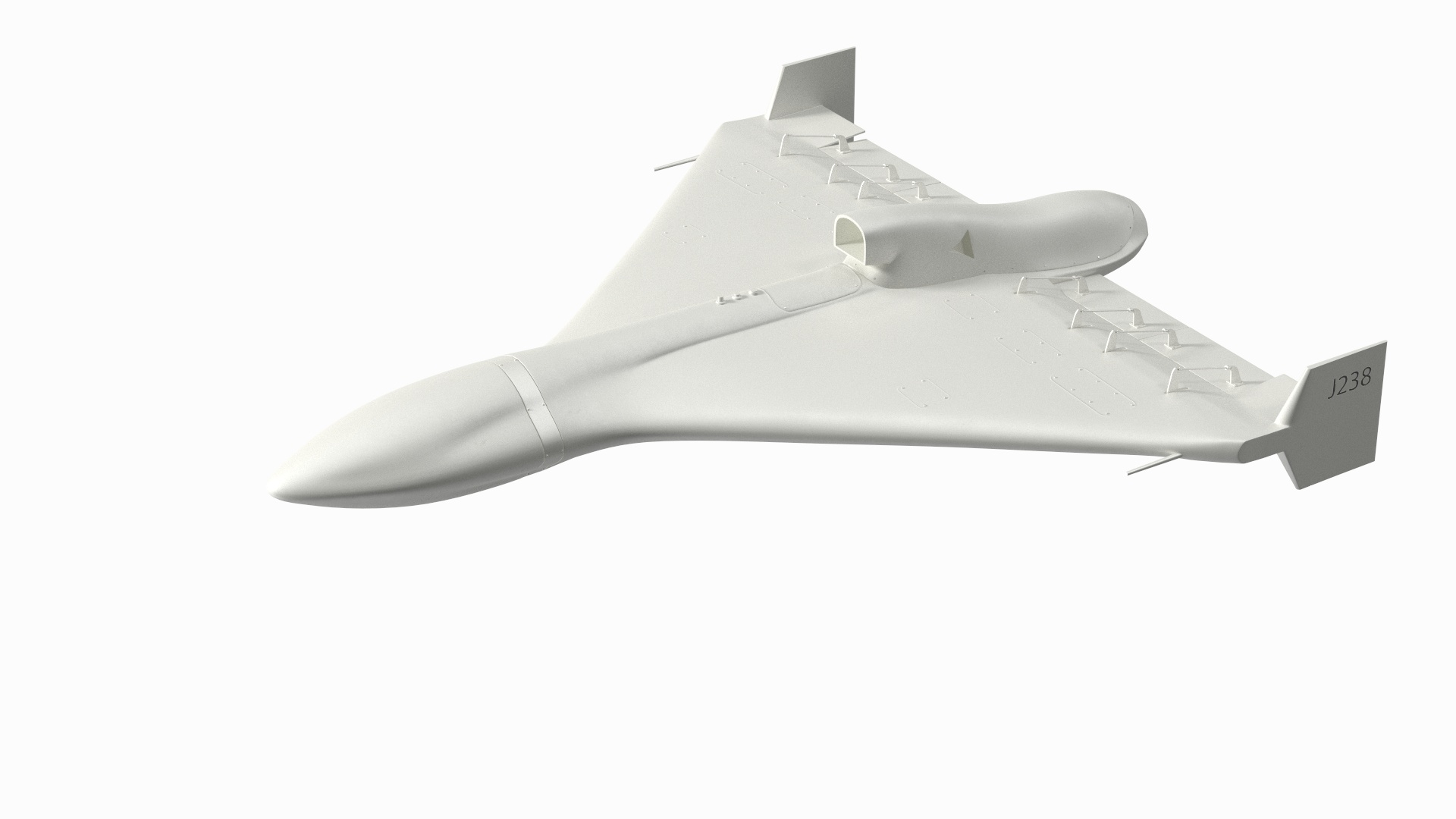 3D Kamikaze Drone Shahed 238 White Rigged - TurboSquid 2234705