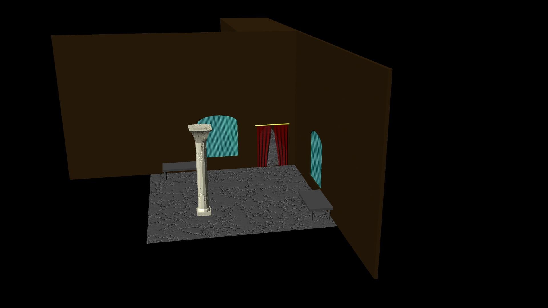 Free Roman Room 3d Model