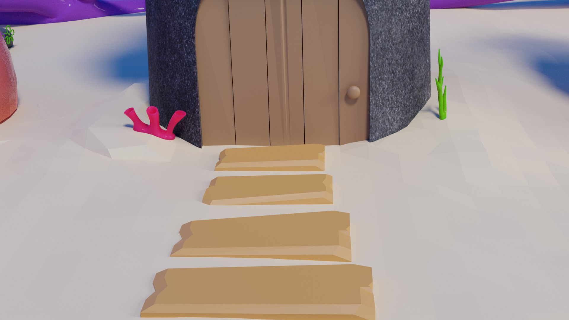 Spongebobs House 3D Model - TurboSquid 1918200