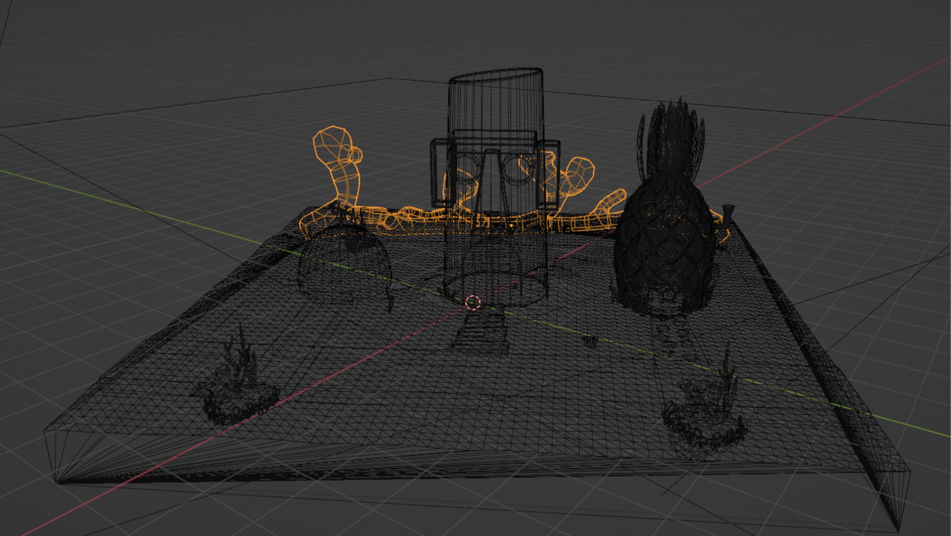 Spongebobs House 3D Model - TurboSquid 1918200