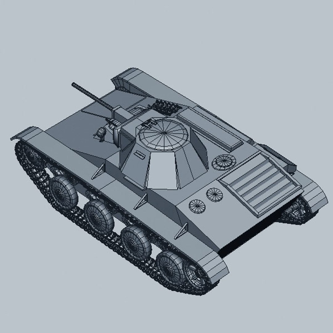 Tank T60 3d Model