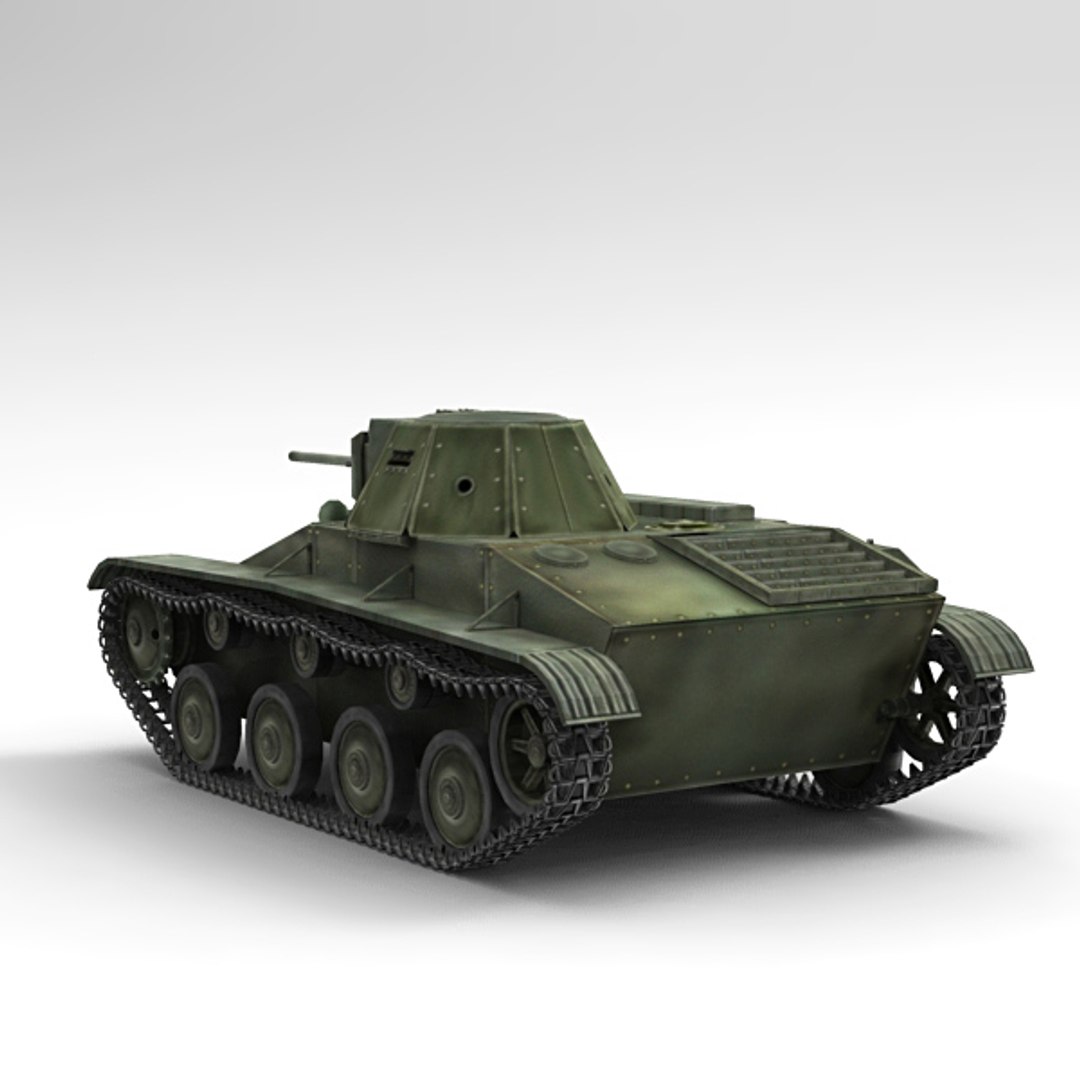 Tank T60 3d Model