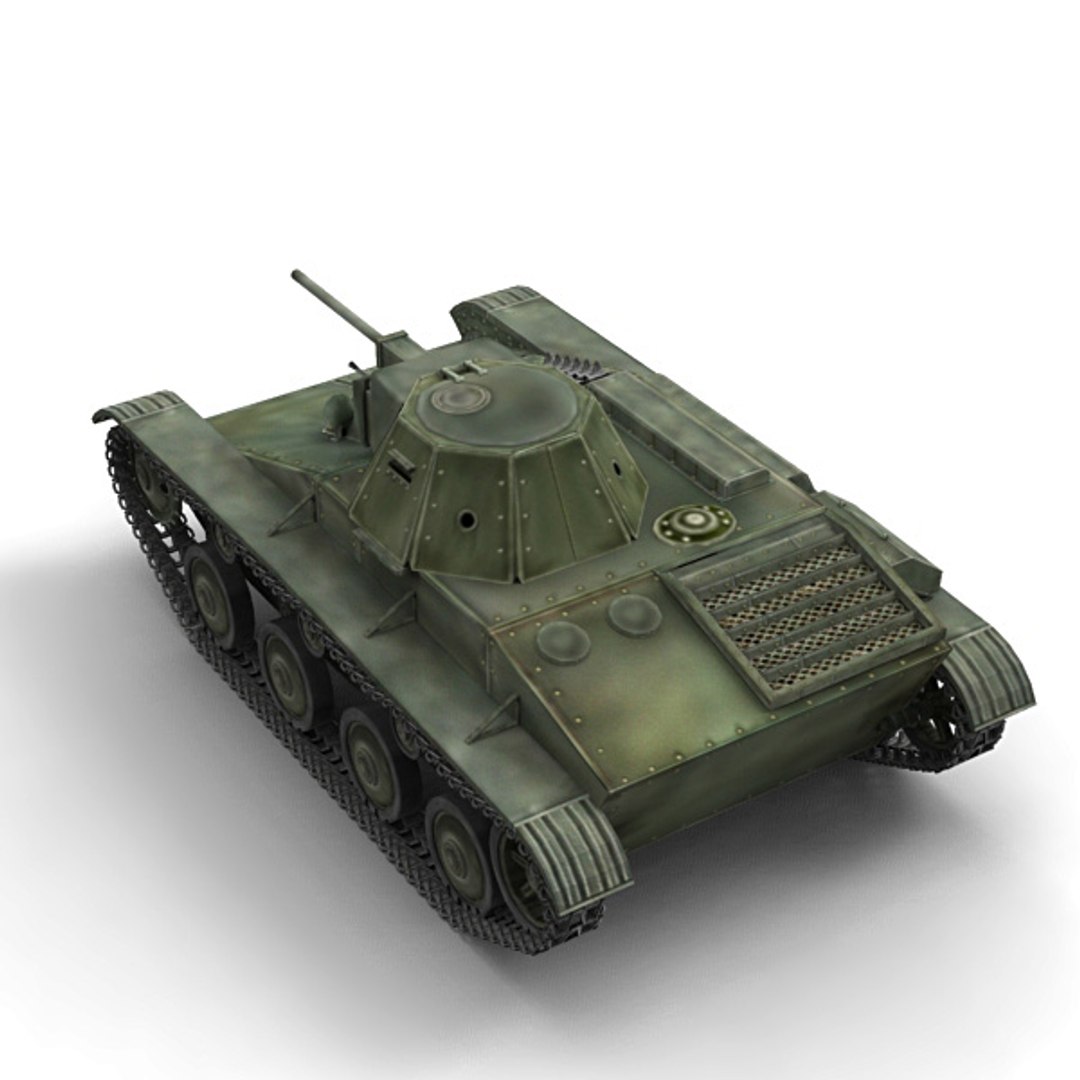 Tank T60 3d Model