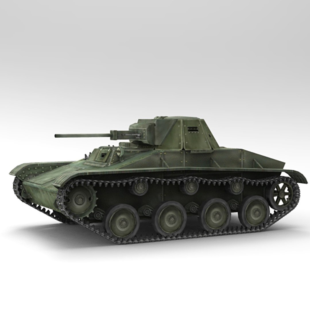 Tank T60 3d Model