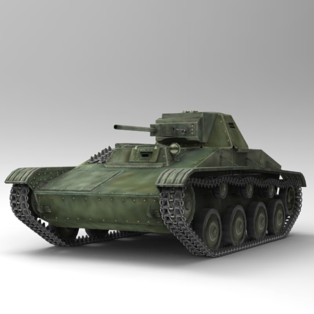 Tank T60 3d Model