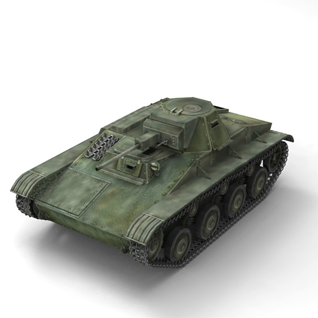 Tank T60 3d Model