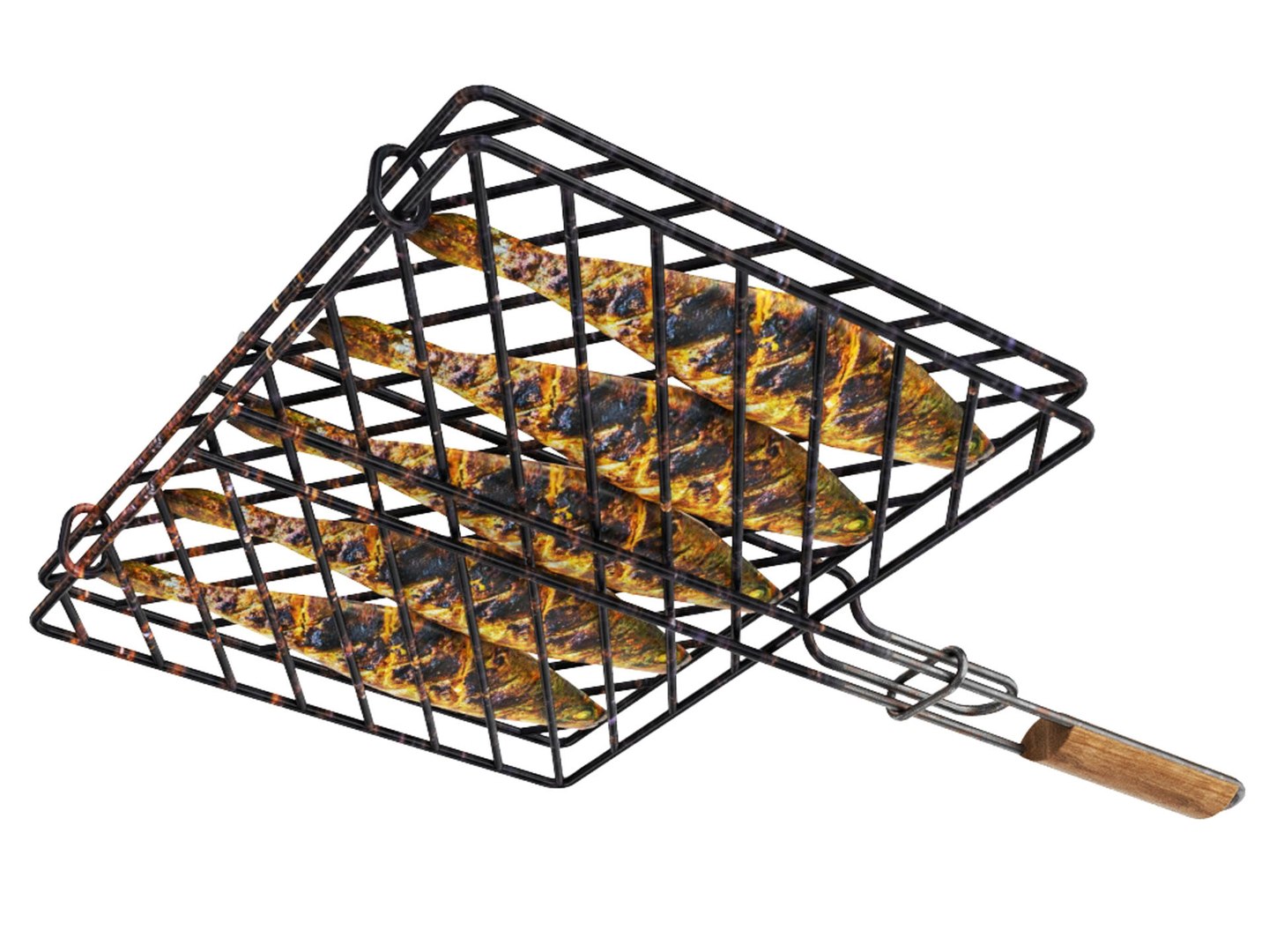 3D Barbecue Fish Grill - TurboSquid 1338423
