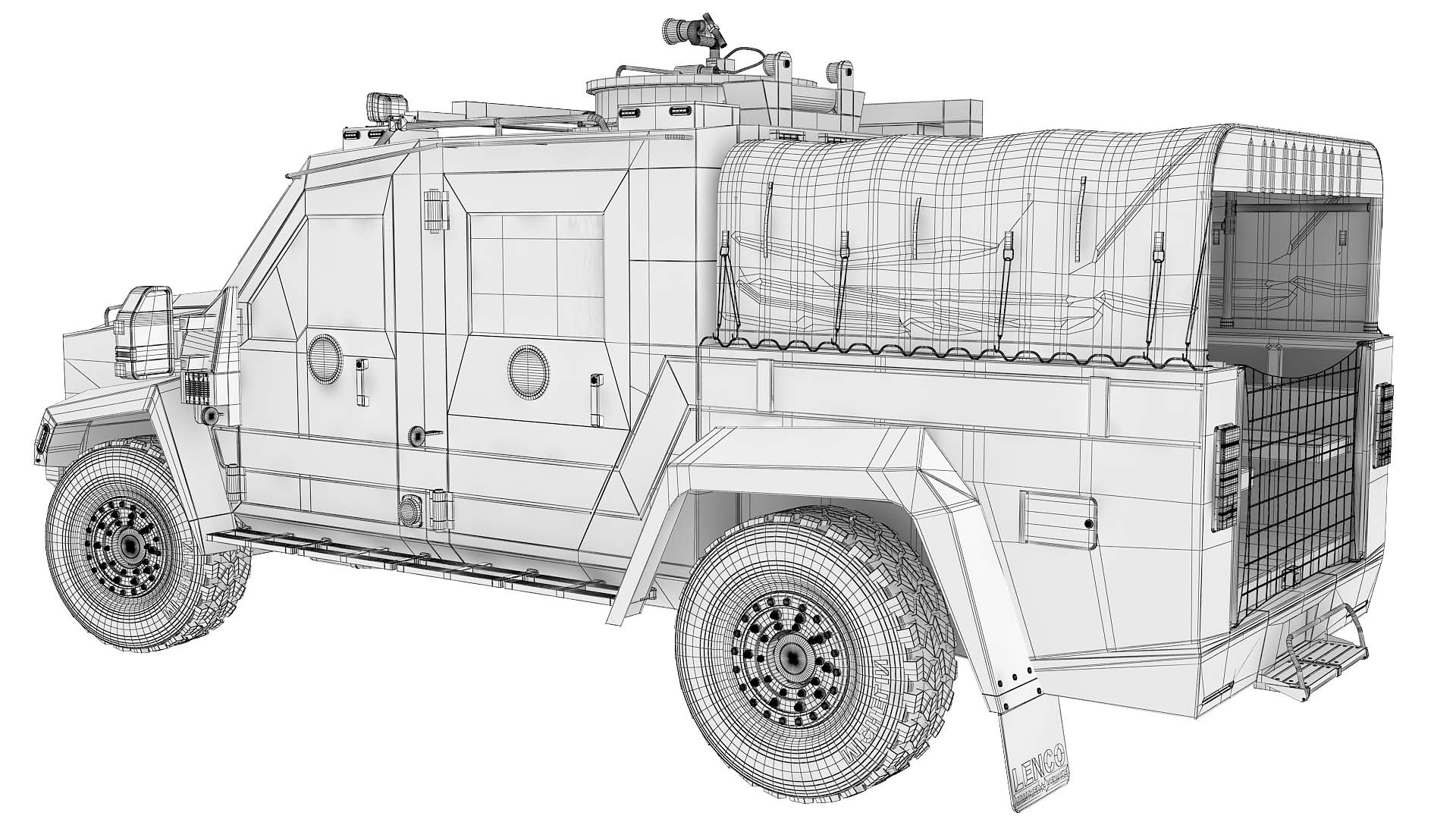 BearCat X3 High Water 3D model - TurboSquid 1958560