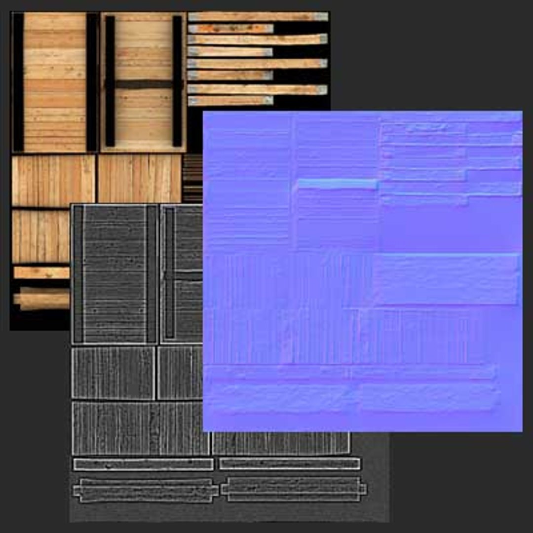 3dsmax Props Metal Wooden