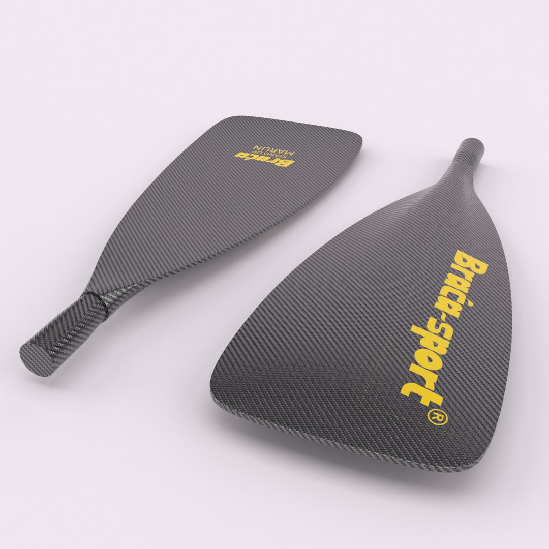 3D Model Paddle Braca Stand Up Marlin Carbon - TurboSquid 1949105