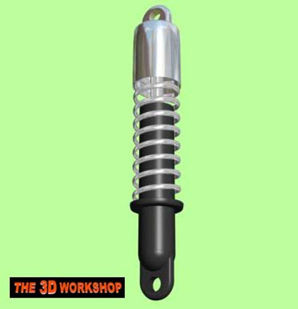 Shock Absorber 3d Model