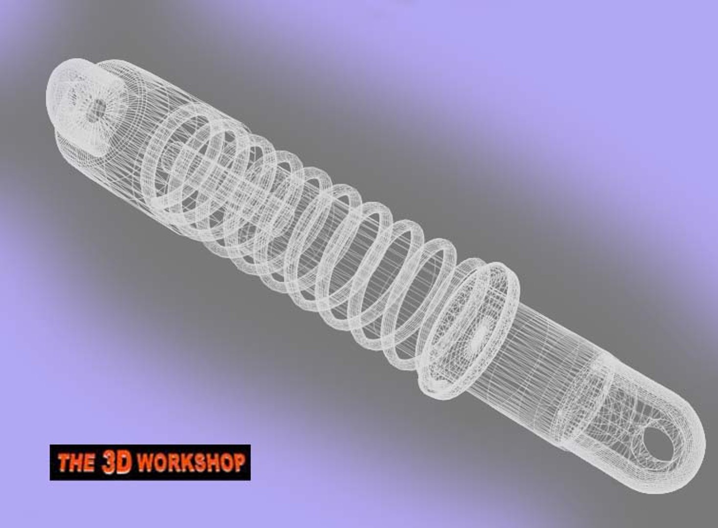 Shock Absorber 3d Model