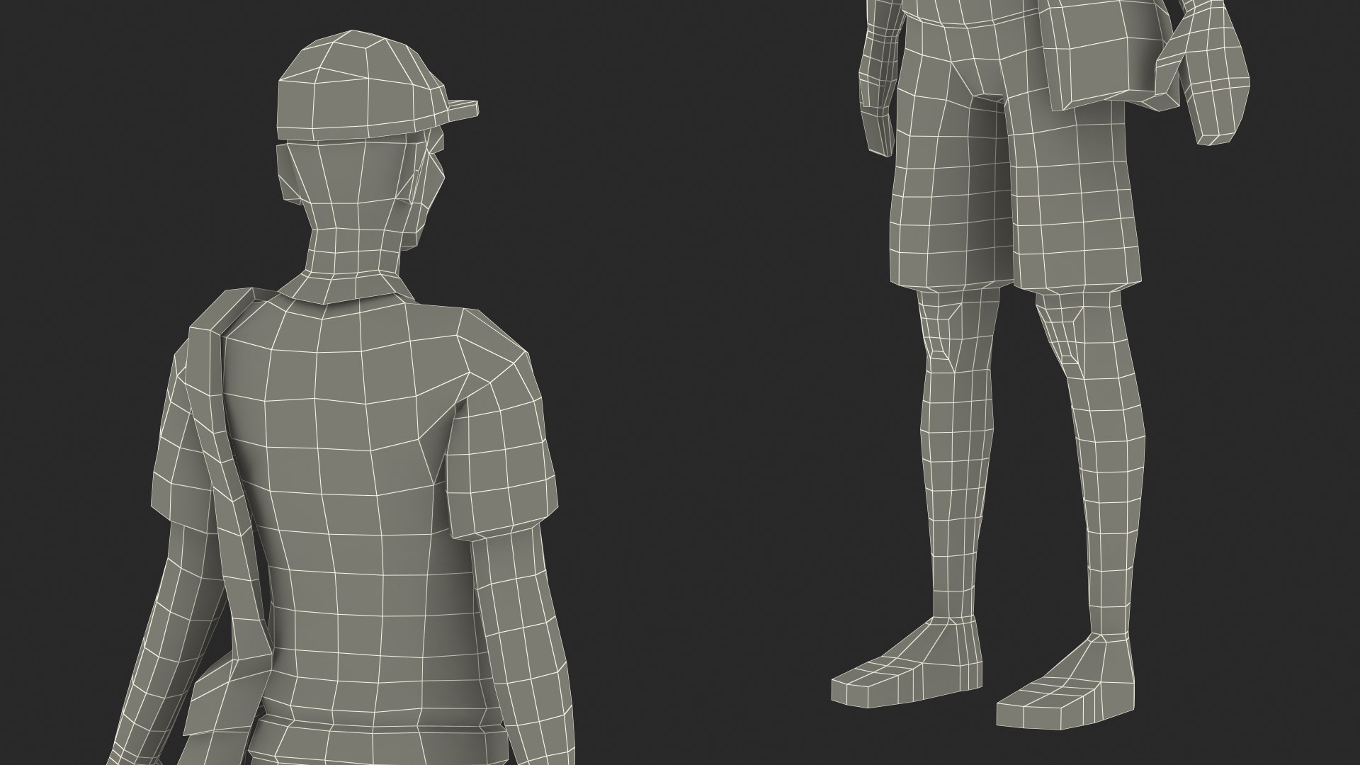 Low Poly Postman 3D Model - TurboSquid 2182900