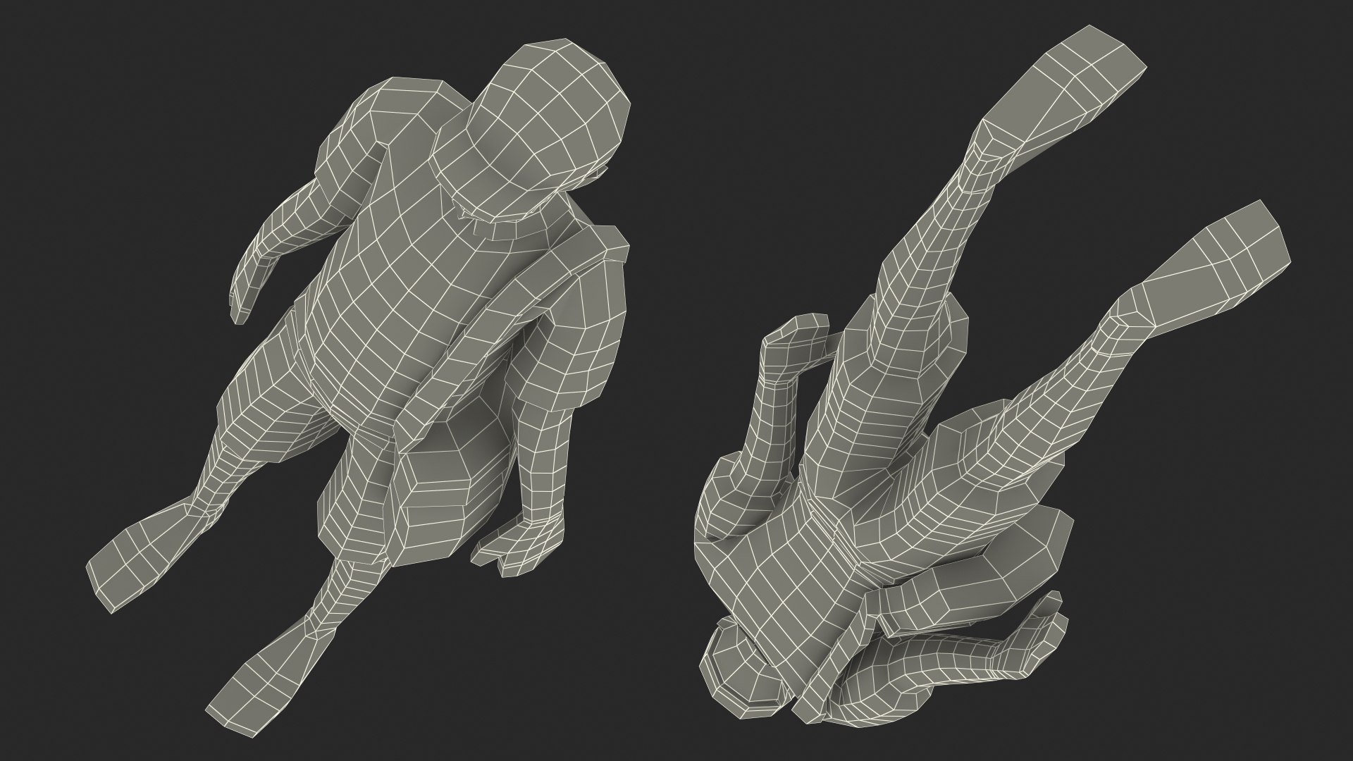 Low Poly Postman 3D Model - TurboSquid 2182900