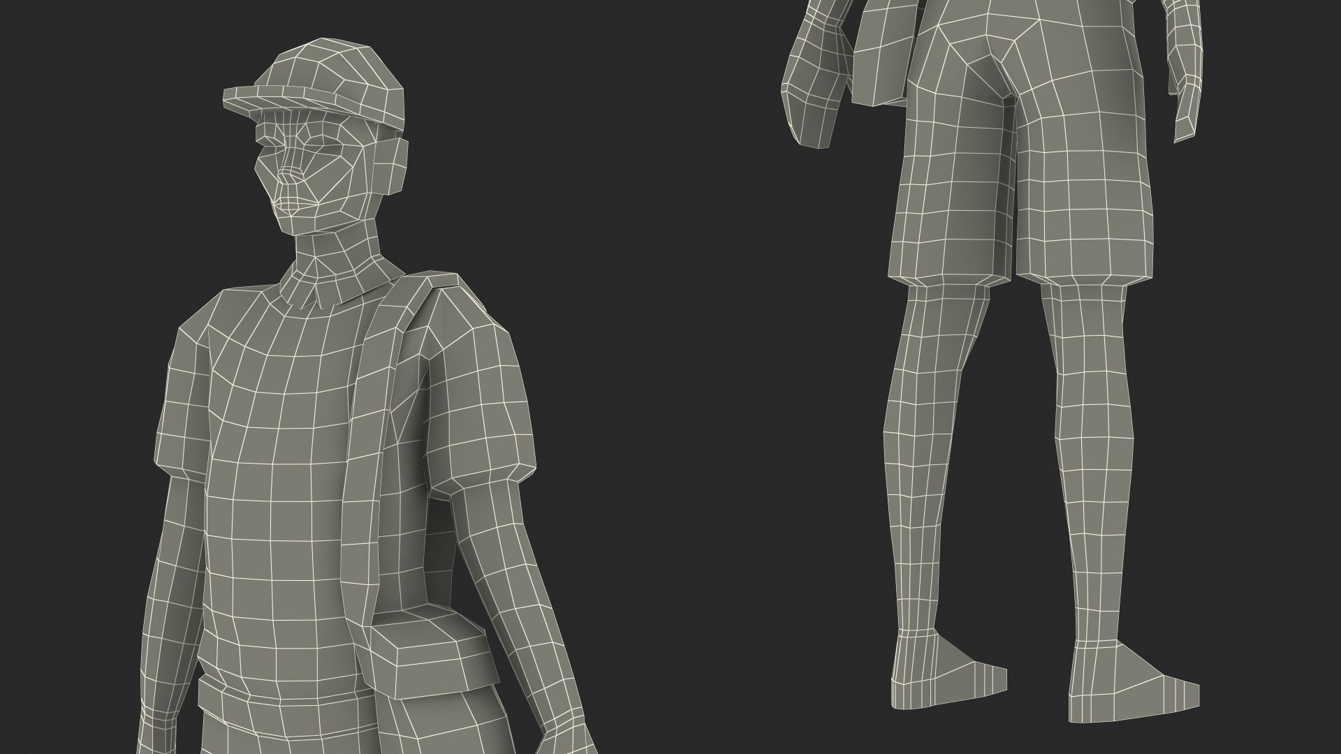 Low Poly Postman 3D Model - TurboSquid 2182900