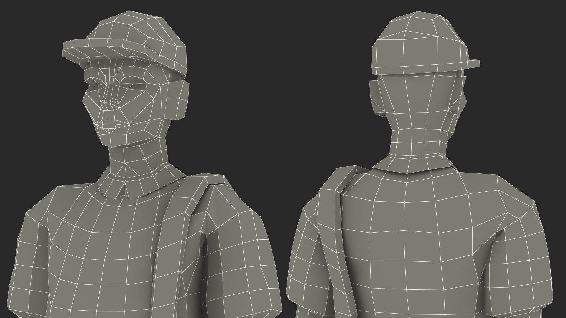 Low Poly Postman 3D Model - TurboSquid 2182900