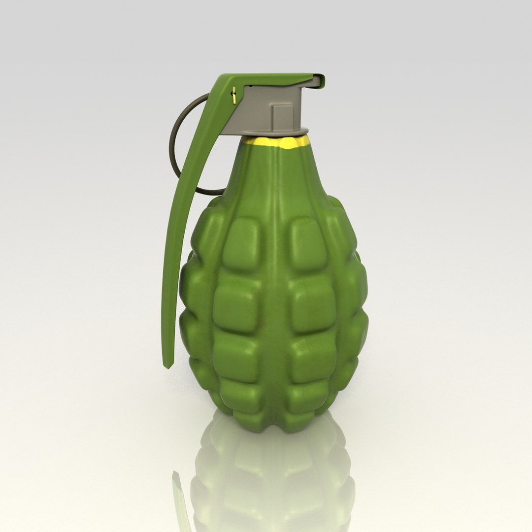 Grenade Bomb Explosives 3d Model