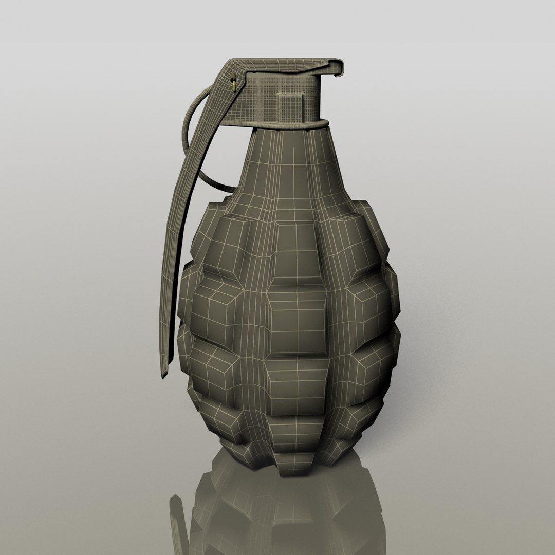 Grenade Bomb Explosives 3d Model