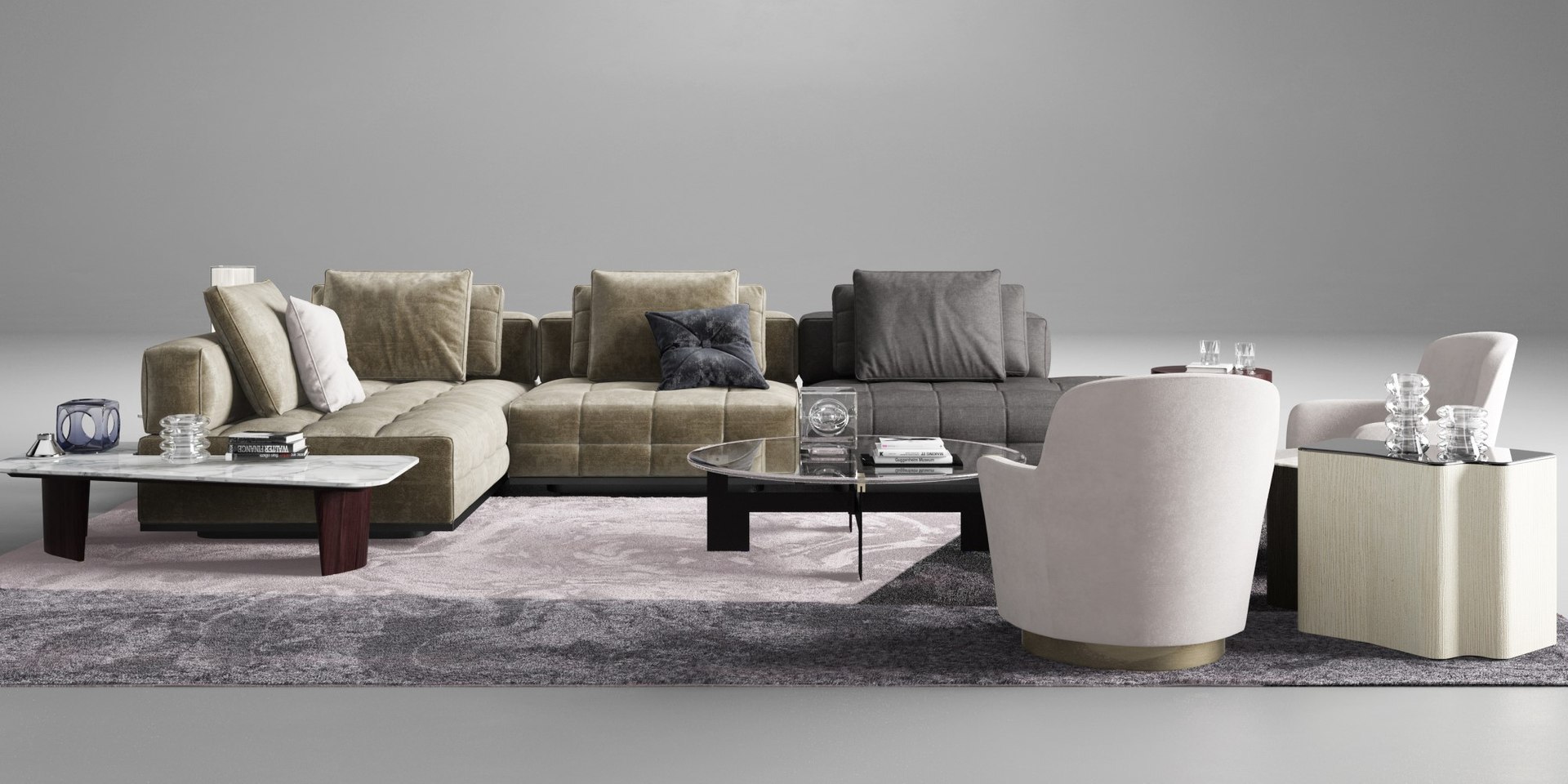 Minotti Lawrence Clan 2 3D Model - TurboSquid 1573988