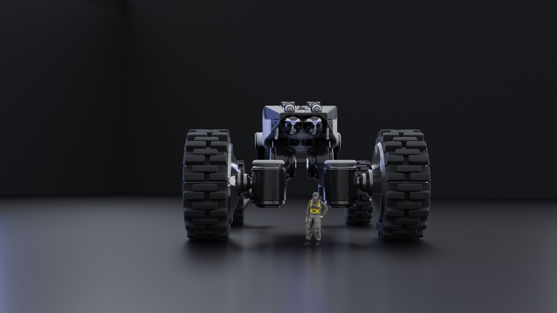 Sci Fi Rover High Poly 3D model 3D model - TurboSquid 2020855