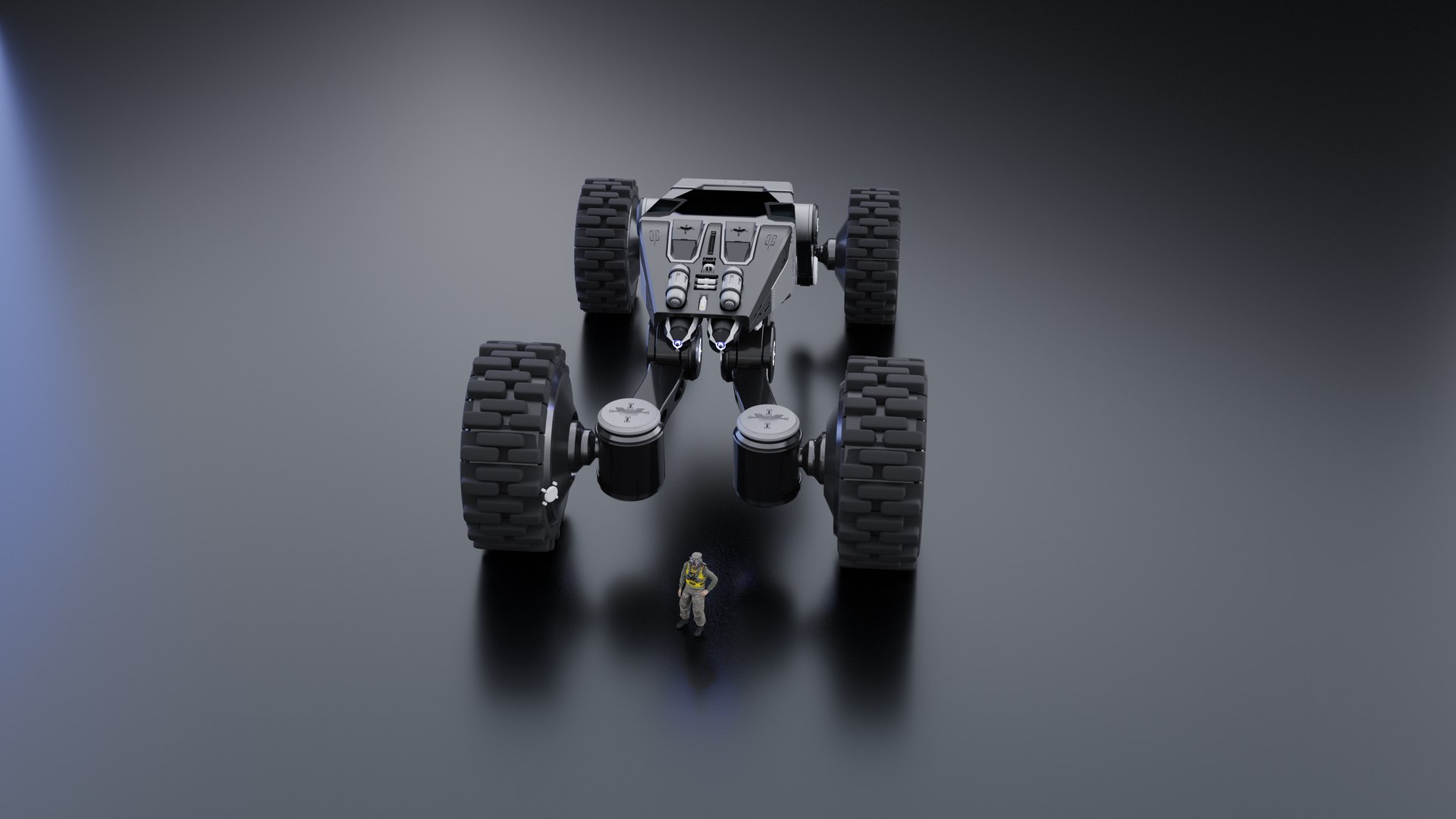 Sci Fi Rover High Poly 3D model 3D model - TurboSquid 2020855