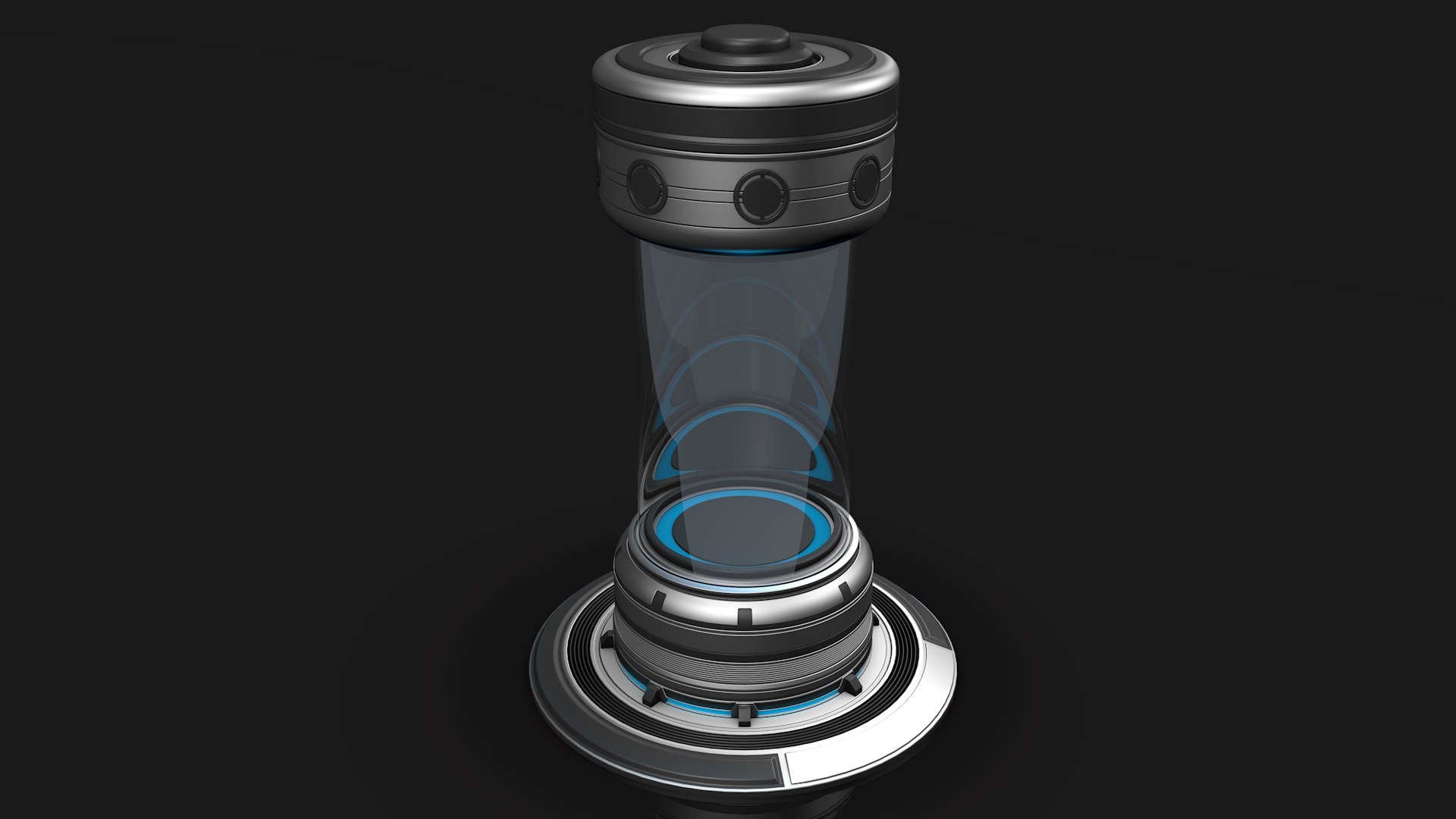 Sci Fi Cylinder Model - TurboSquid 2294391