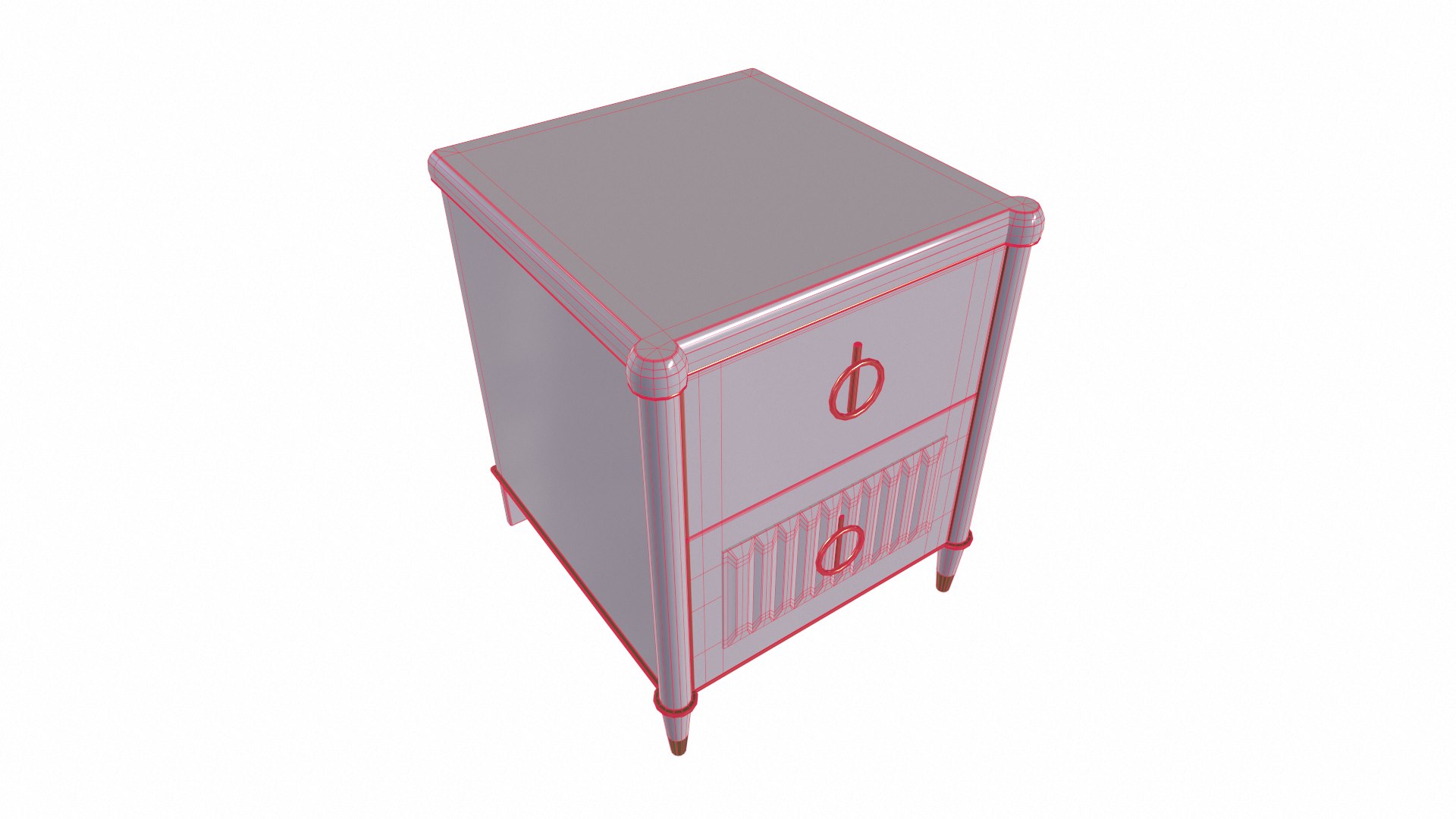 Modern Bedside Table 3D Model - TurboSquid 2218950
