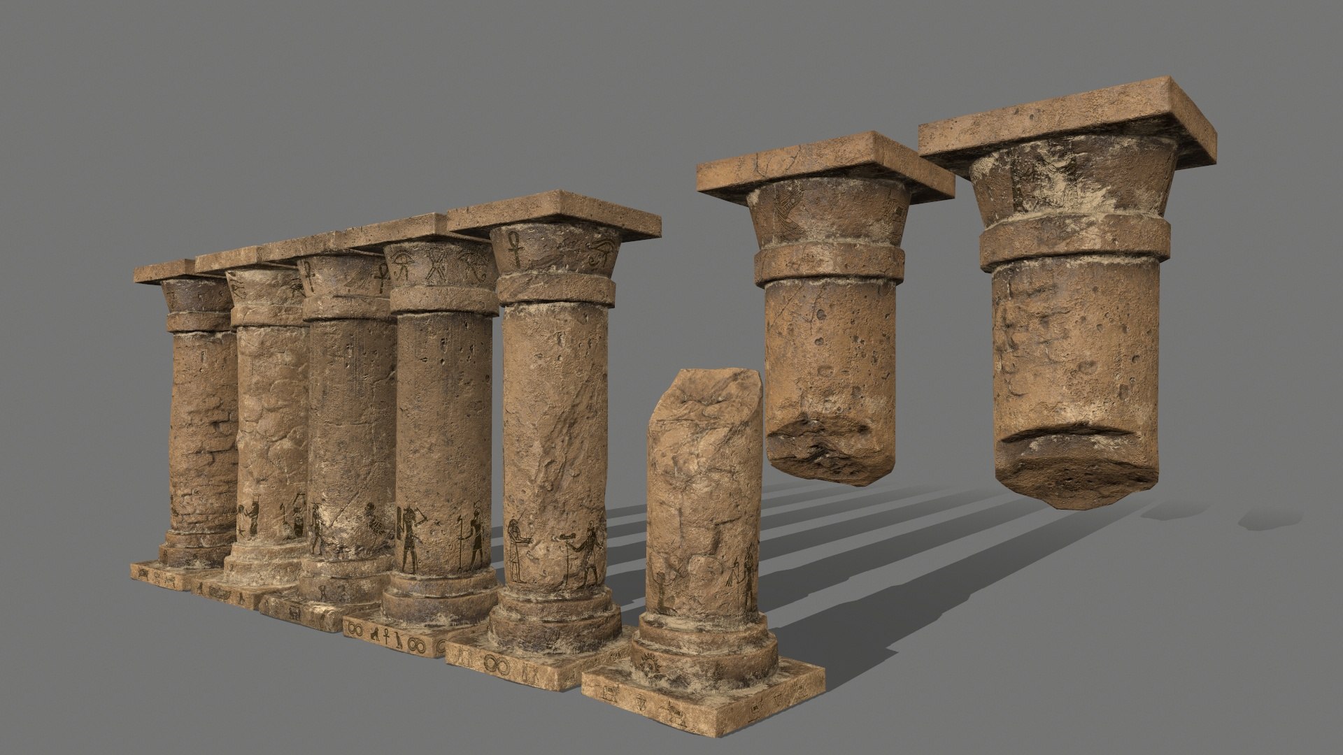 3D pillar - TurboSquid 1300749